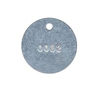 Round aluminum tags | Dendrotik