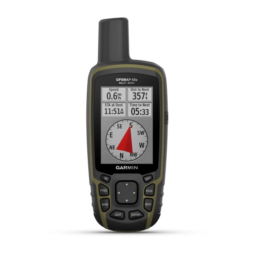 GPSMAP65S de Garmin avec altimètre barométrique et boussole | Dendrotik